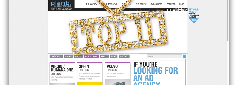 Top 11 Ways that the New Plan B Website Sparkles - Plan B Advertising